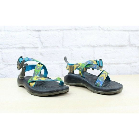 Chaco | Shoes | Chaco Ecotread Multicolor Printed Nylon Strappy ...